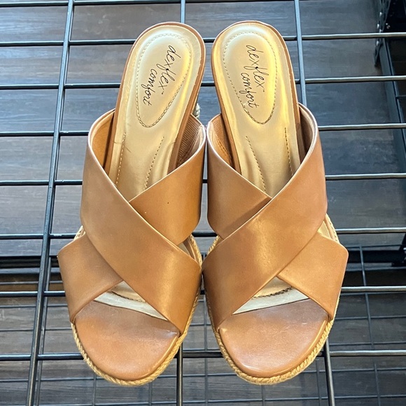 dexflex comfort | Shoes | Dexflex Comfort Brown Wedge Sandals | Poshmark